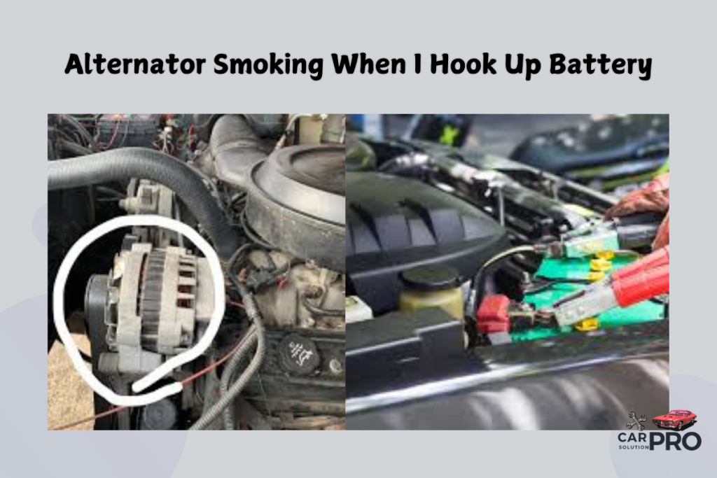 Alternator Smoking When I Hook Up Battery: Quick Diagnosis and Fix